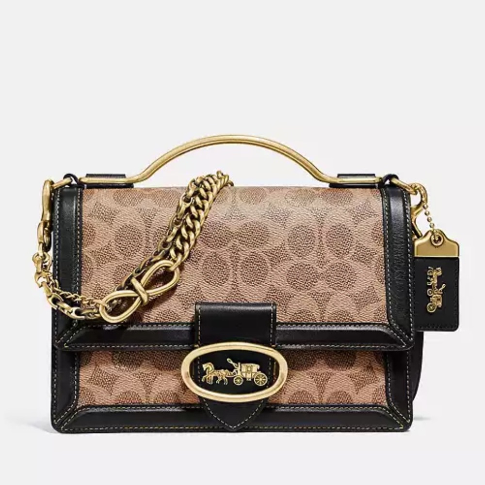 Coach Signature Riley Top Handle - Gem